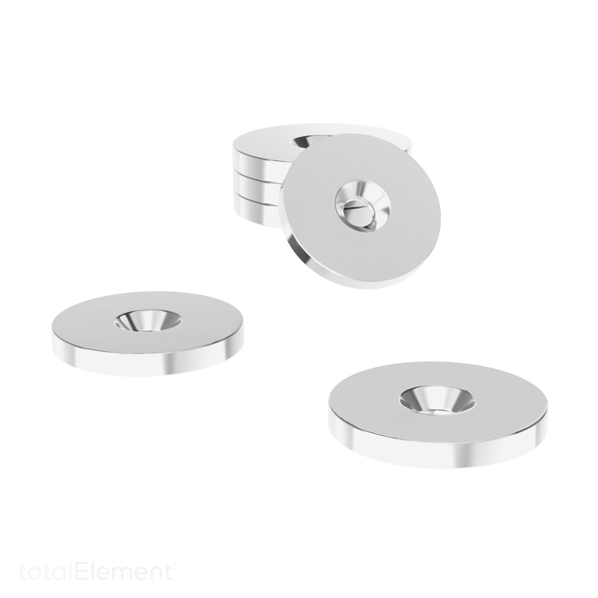 1 Inch Countersunk Steel Washers (36 Pack) | totalElement