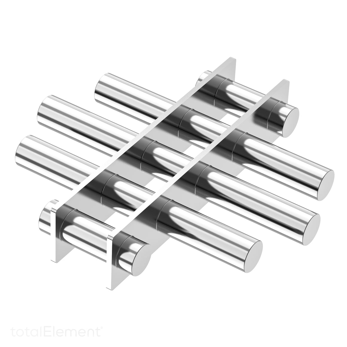 10 Inch Neodymium Grate Magnet, Round Food Grade Stainless Steel Magne ...