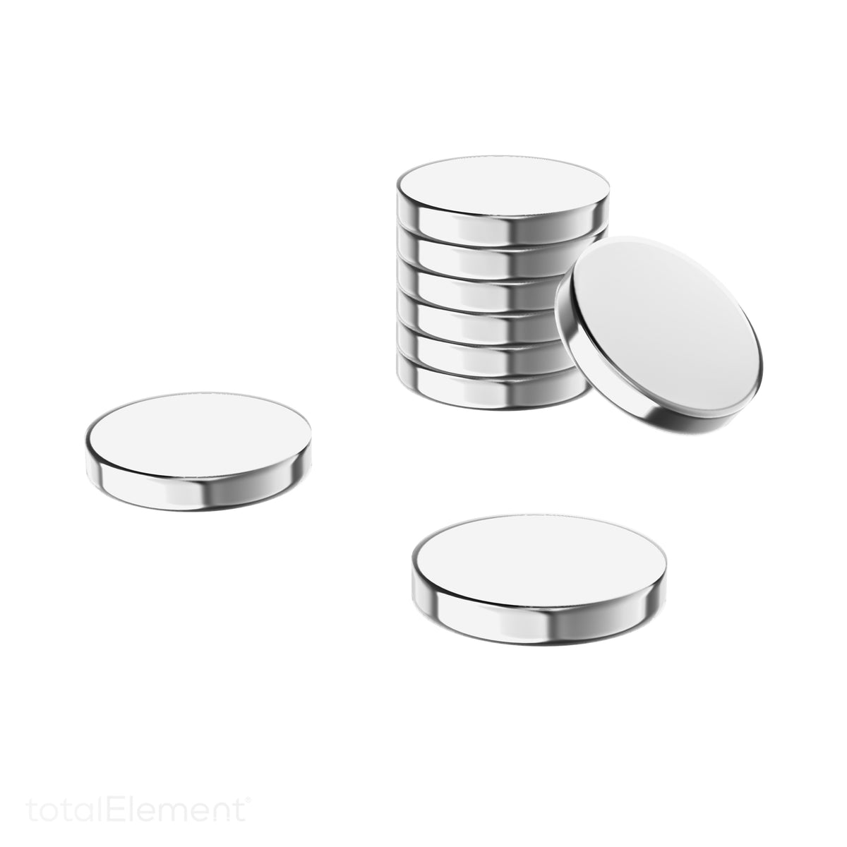 1/4 Inch Small Steel Disc, Blank Metal Strike Plates (300 Pack ...