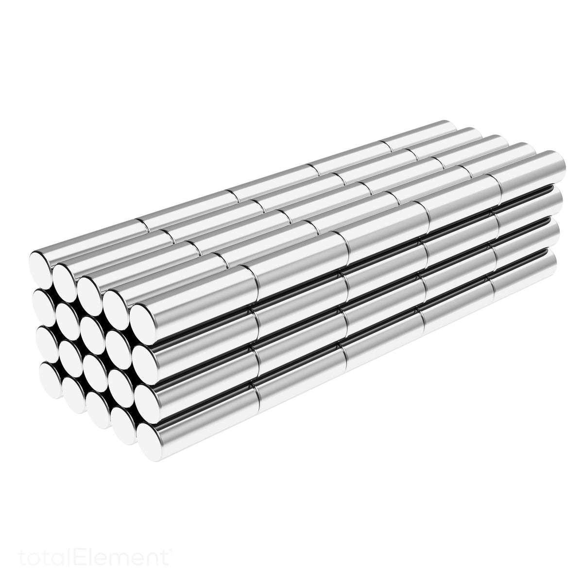 1/8 x 3/8 Inch Neodymium Rare Earth Cylinder/Rod Magnets N52 (100 Pack ...