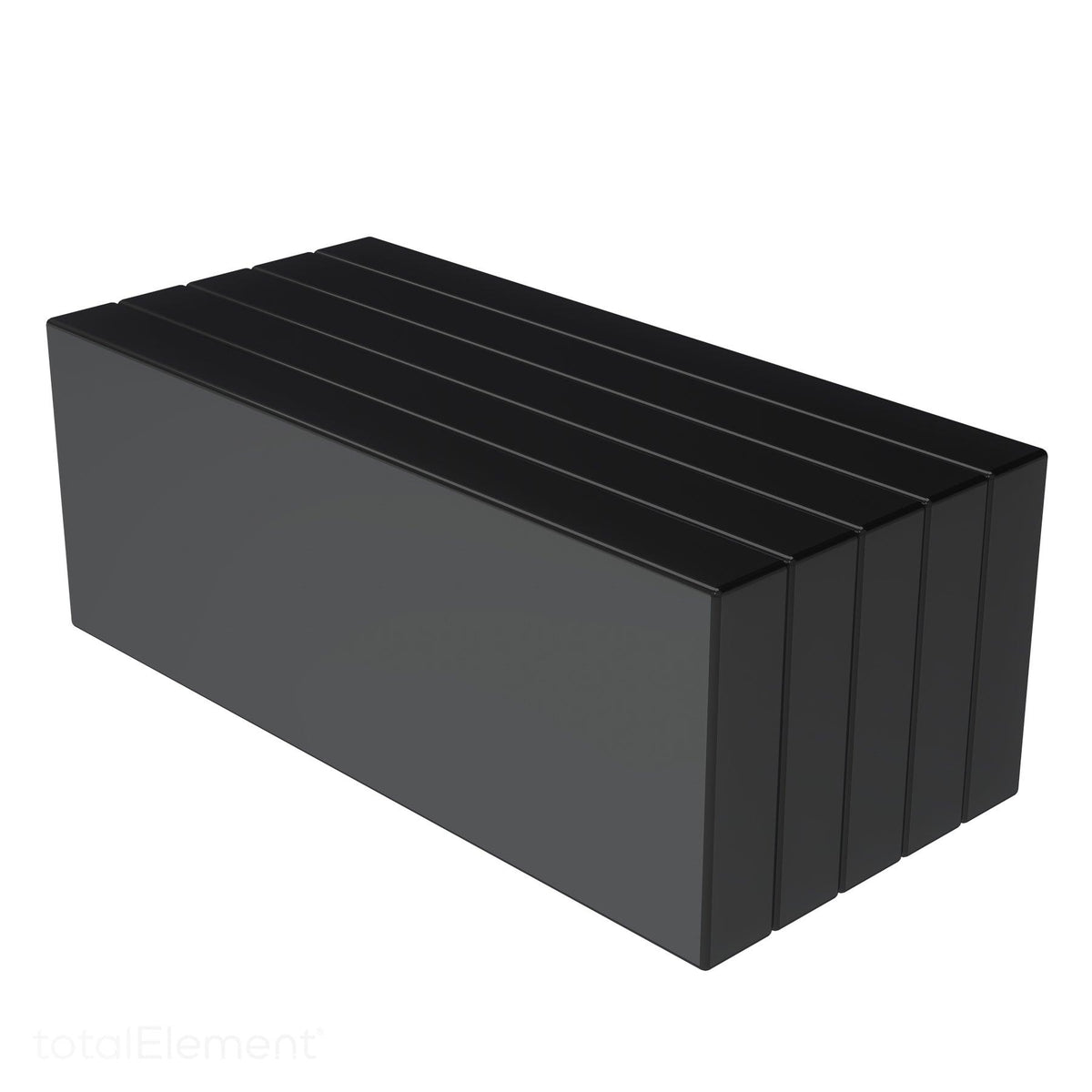 2 x 3/4 x 3/16 Inch Powerful Neodymium Rare Earth Block Magnets N42 ...