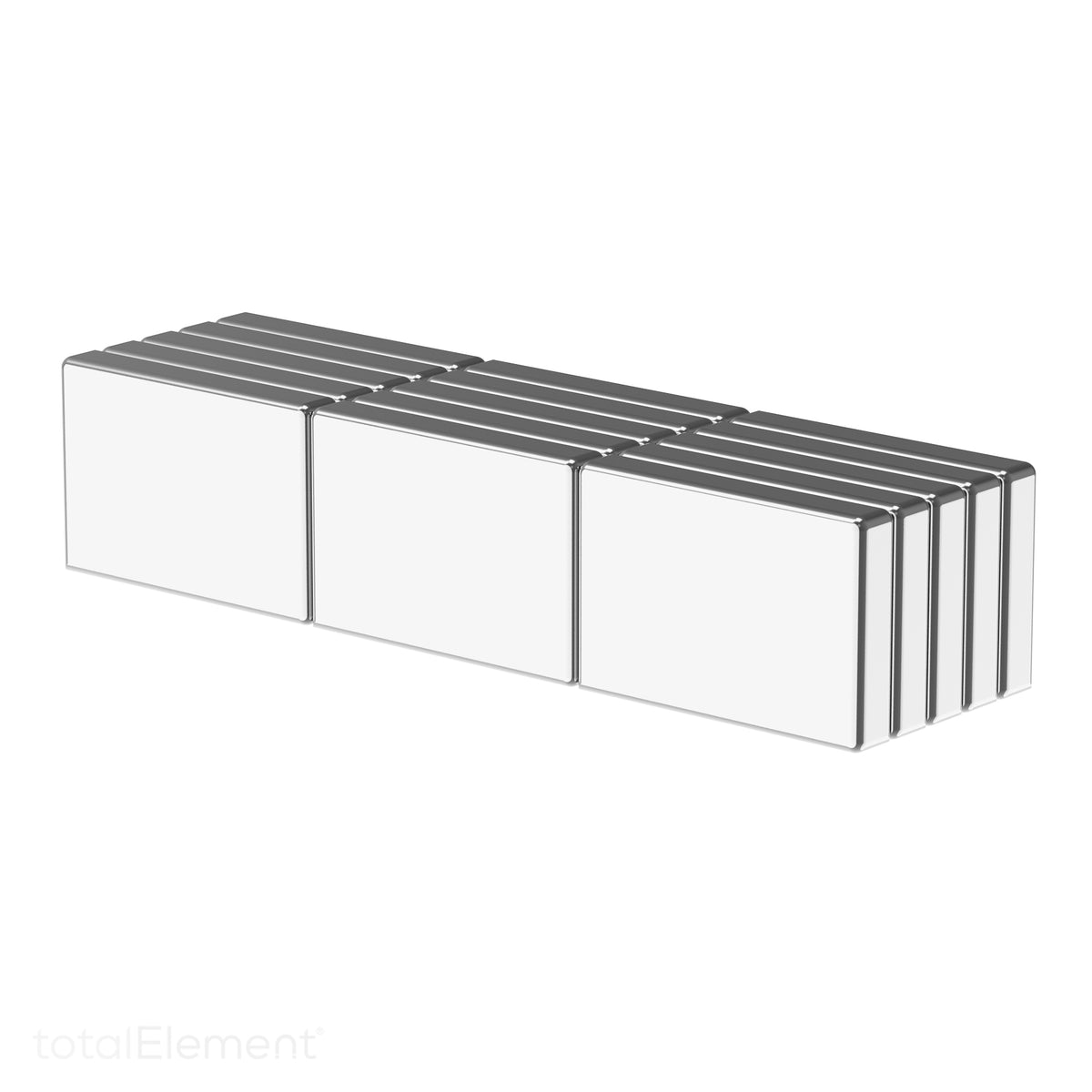3/4 x 1/2 x 1/8 Inch Neodymium Rare Earth Block Magnets N52 (15 Pack ...