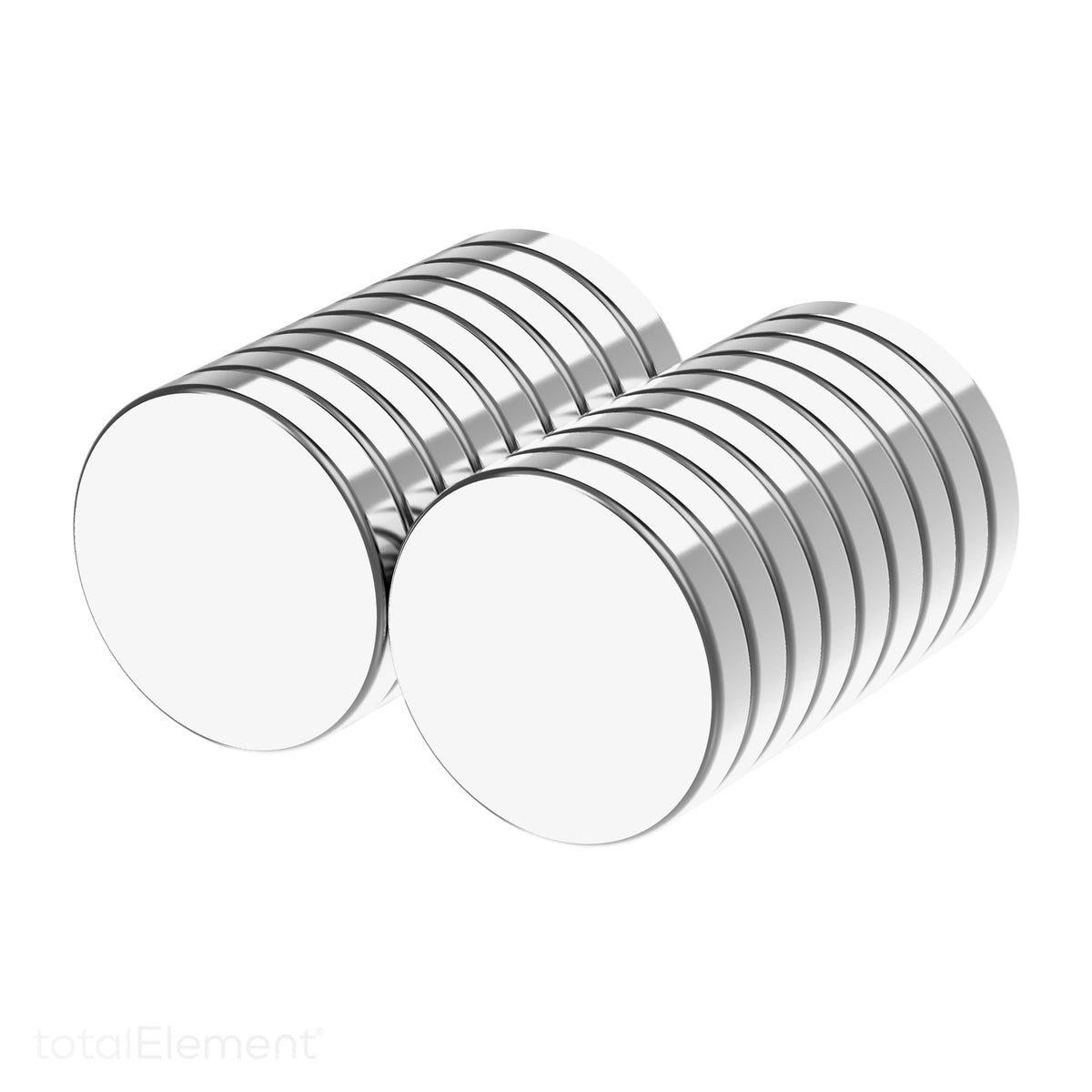 3/4 x 1/8 Inch Neodymium Rare Earth Disc Magnets N35 (18 Pack) for Sale ...