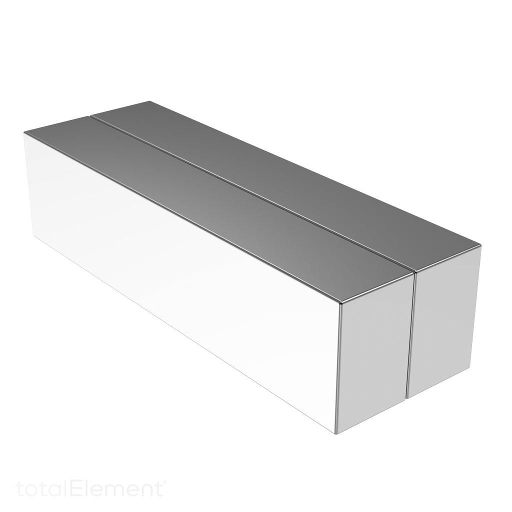60 x 15 x 10 mm Large Neodymium Rare Earth Bar Magnets N52 (2 Pack) for ...