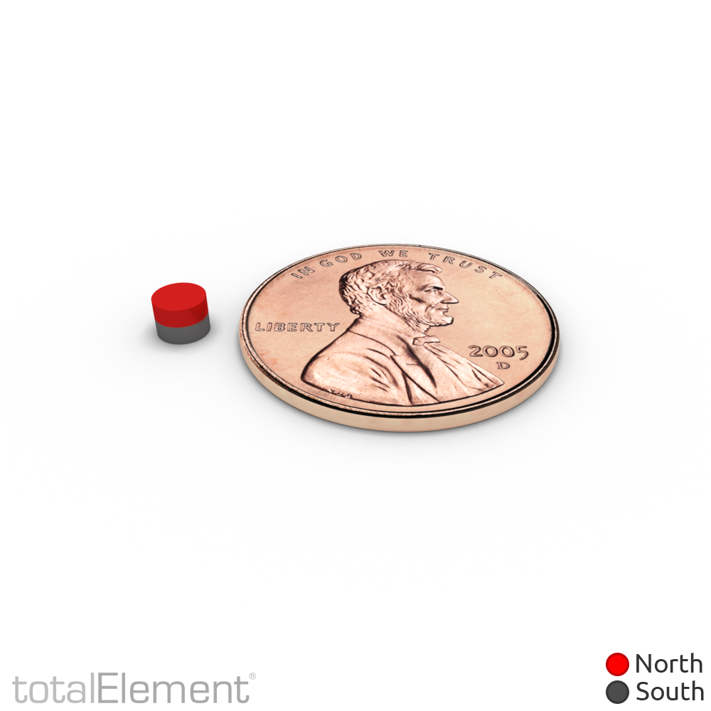 1/8 x 3/32 Inch Neodymium Rare Earth Cylinder Magnets N42 (450 Pack ...