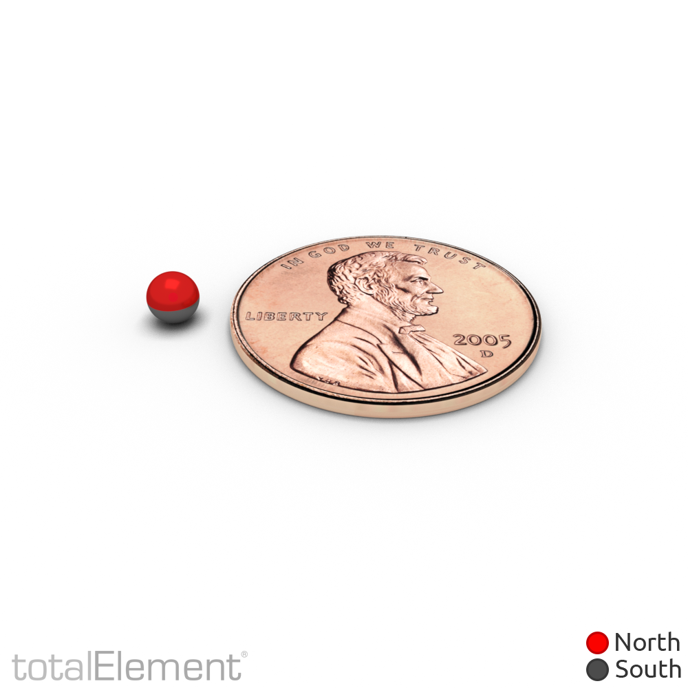 1/8 Inch Neodymium Rare Earth Sphere Magnets N52 (200 Pack) for Sale ...