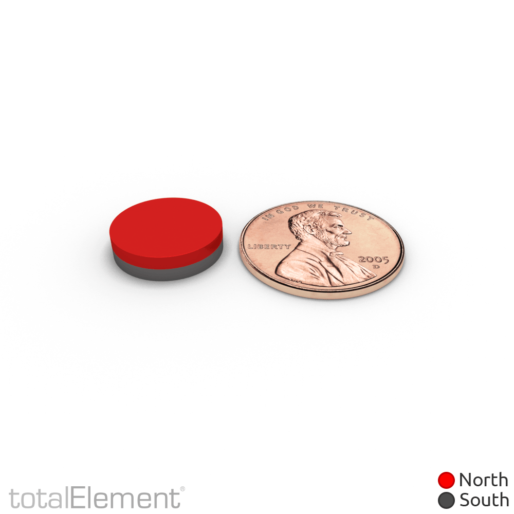 1/2 x 1/8 Inch Strong Neodymium Rare Earth Disc Magnets N52 with 3M ...